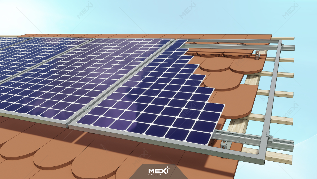 Structures for photovoltaic panels mounted on roofs – MEXI® Steel