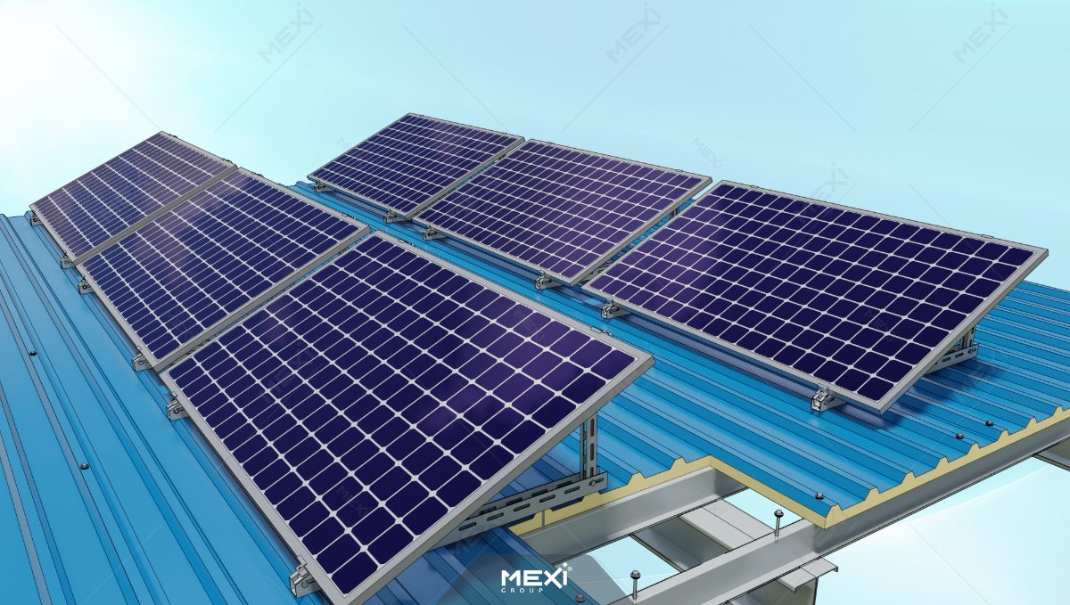 Mounting with hanger bolt for ceramic roof tiles • ASA-TC – MEXI® Steel