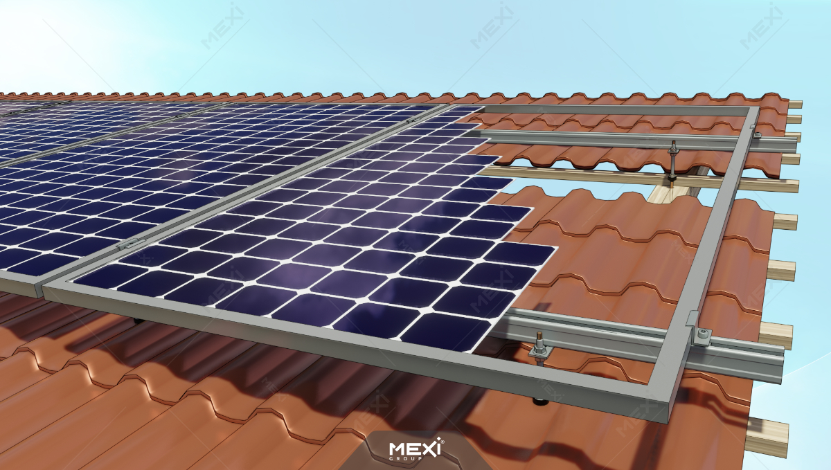 Structures for photovoltaic panels mounted on roofs – MEXI® Steel