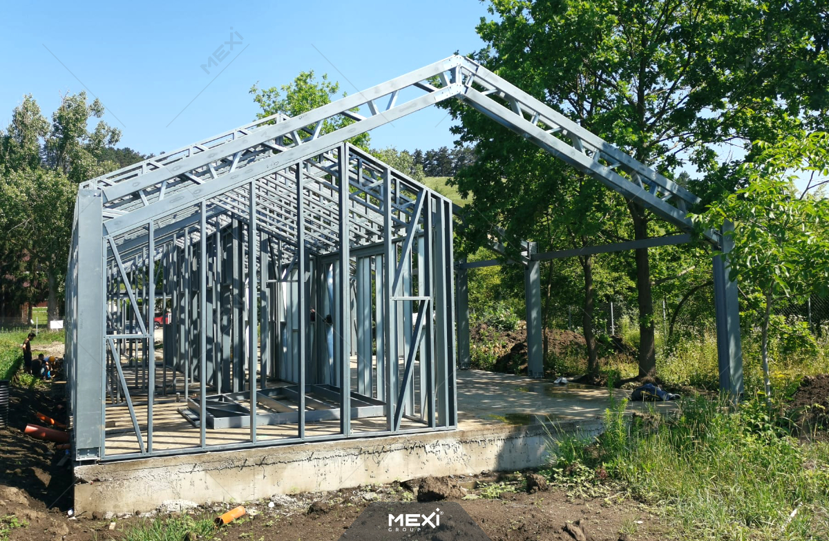 Office buildings, administrative spaces on light steel framing system ...